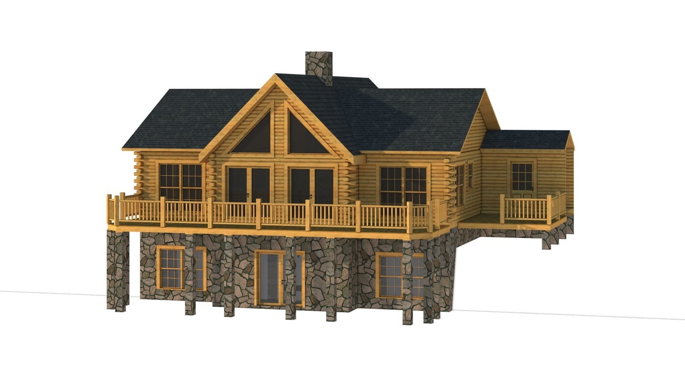 Hawkins - Plans & Information | Southland Log Homes