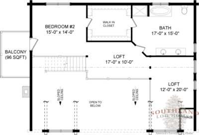 Amelia - Plans & Information | Southland Log Homes