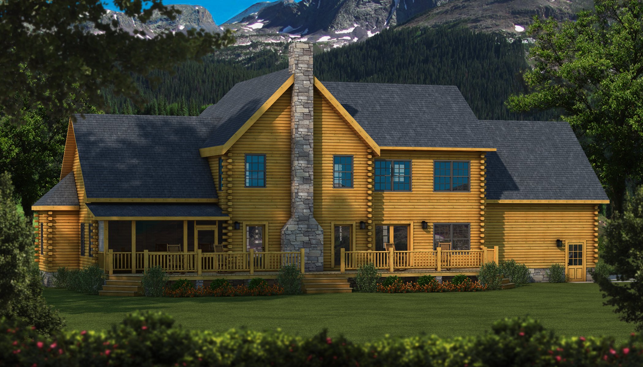 Highland - Plans & Information | Southland Log Homes