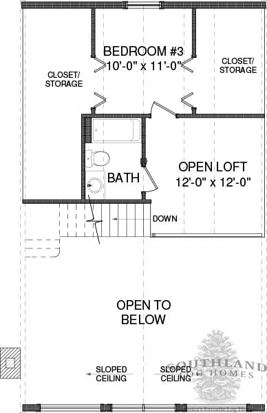 Rockbridge 2 - Plans & Information | Southland Log Homes